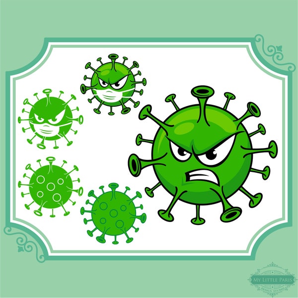 Virus Svg - Etsy