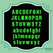 Neon Glow Effect Alphabet PNG Clip Art Letters Font Instant Download ...