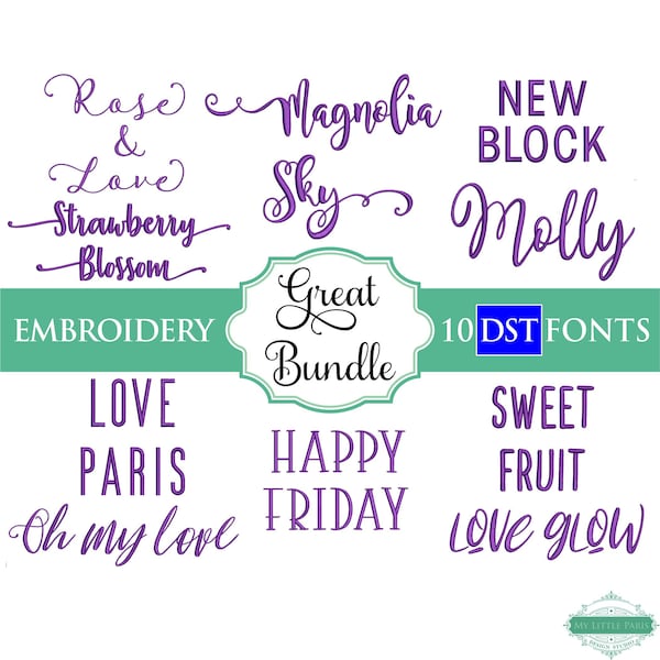 Dst Fonts - Etsy