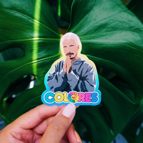 J Balvin Face Flower SVG | Etsy