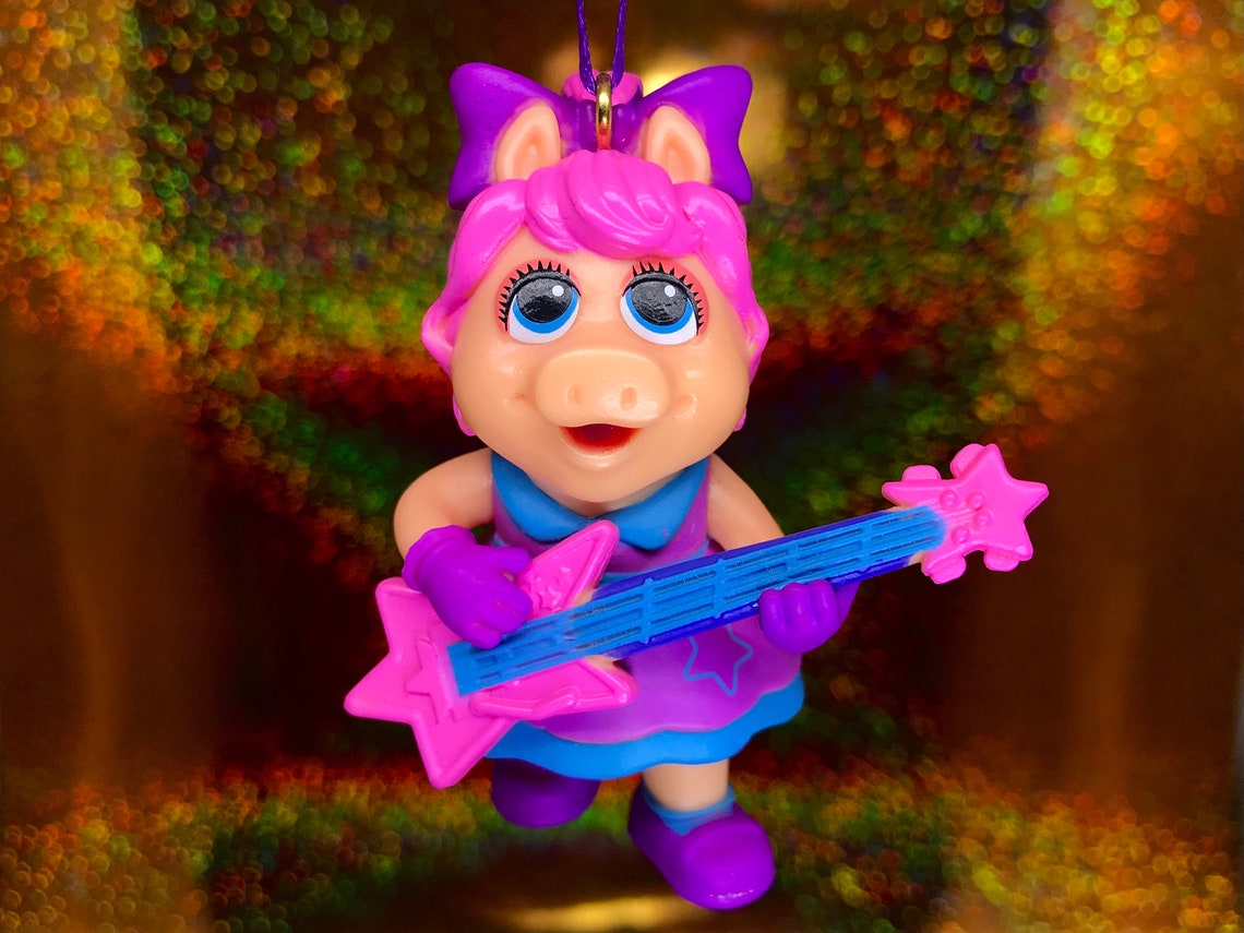 Muppet Babies Rockstar Miss Piggy Ornament - Etsy
