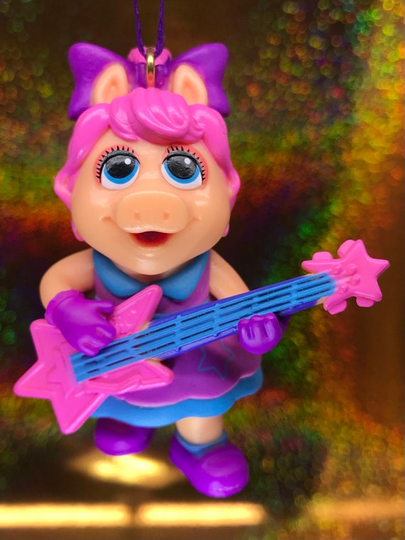 Muppet Babies Rockstar Miss Piggy Ornament Etsy UK