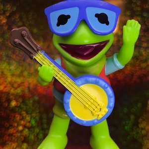 Muppet Babies Rockstar Kermit Ornament - Etsy