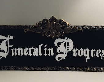 Funeral in Progress - Etsy