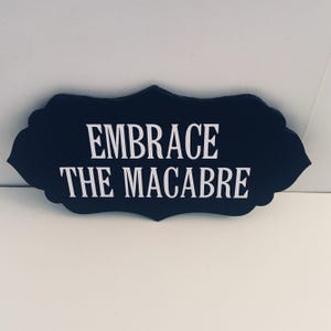 Gothic Wall Plaque, Handmade Gothic Wall Plaque, Embrace the Macabre ...