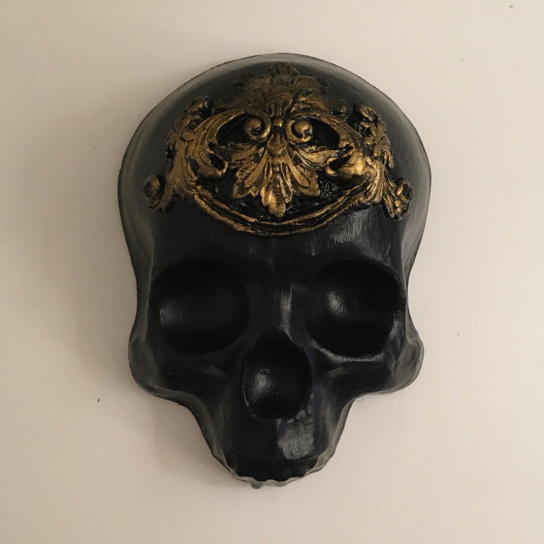 Skull Wall Decor, Baroque Gothic Skull, Gothic Wall Decor, Skull Wall ...