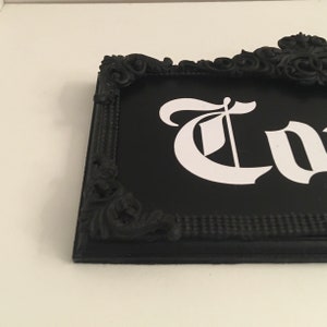 Coven Wall Plaque, Gothic Wooden Plaque, Gothic Home Decor, Gothic Home ...