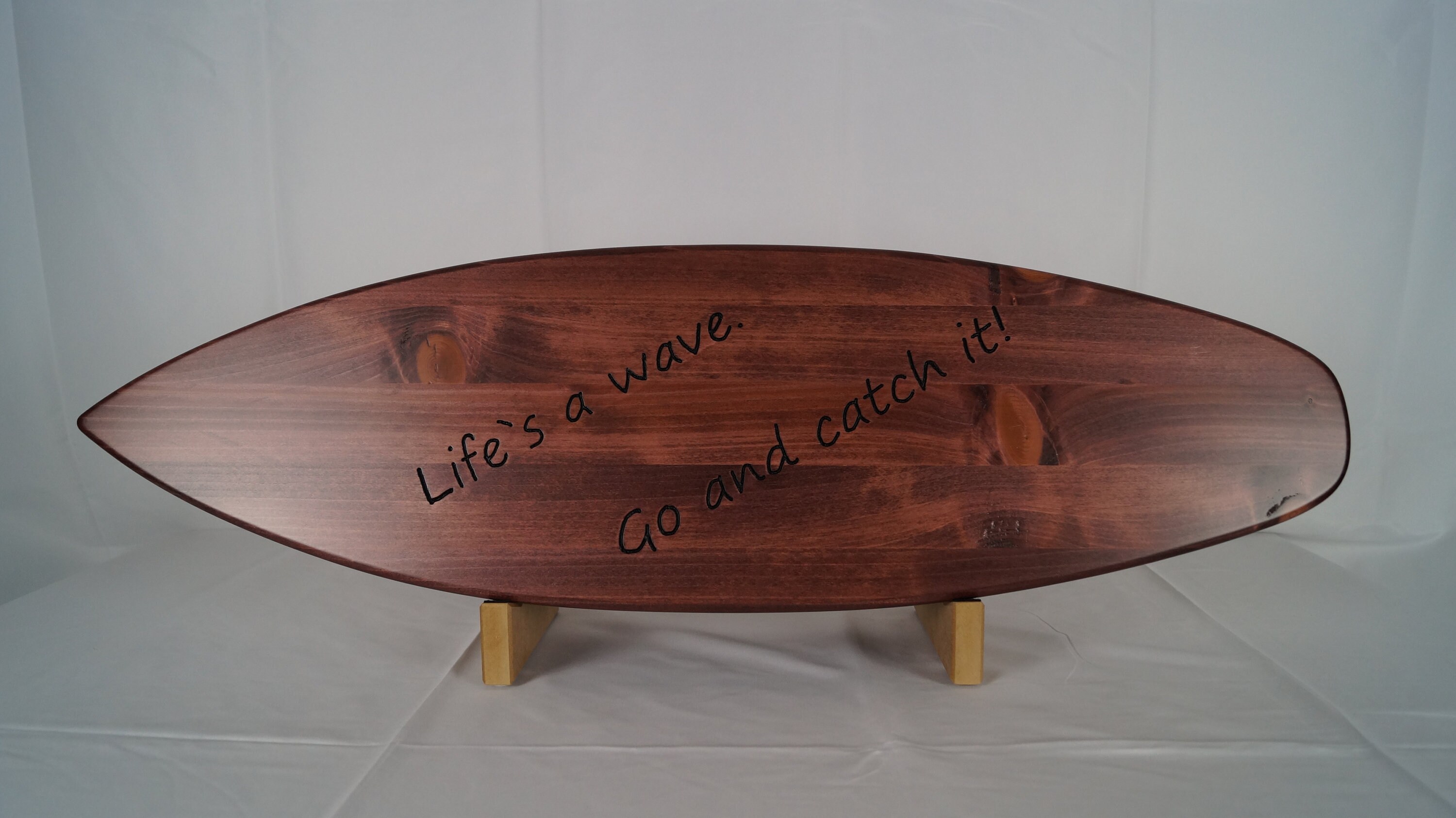 Surfboard/surfbrett/spruch/wanddeko/deko/handarbeit/handmade/holzarbeit ...