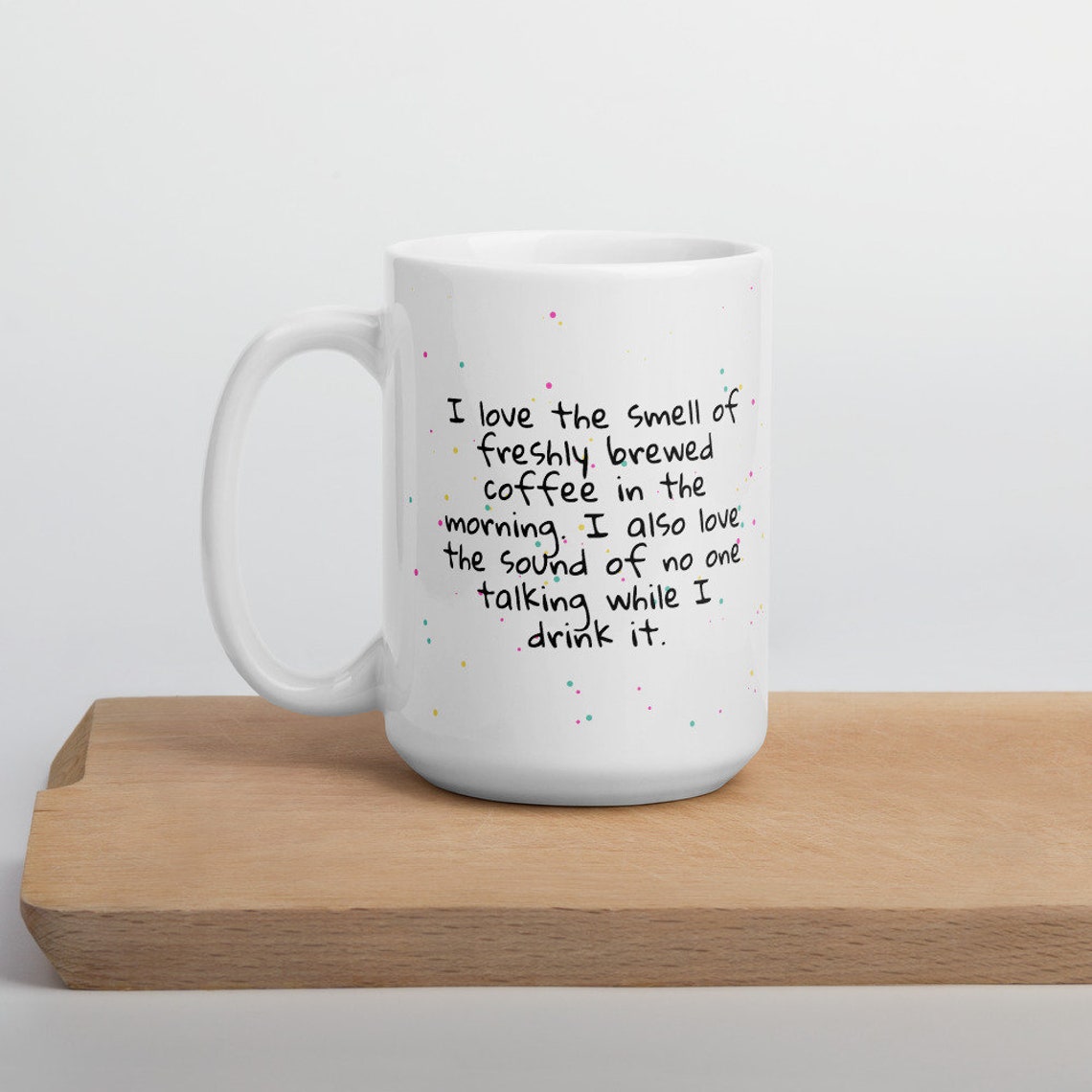 Don't Talk to Me Mug, Funny Coffee Mug, Shhhh Coffee Mug, Silence is ...