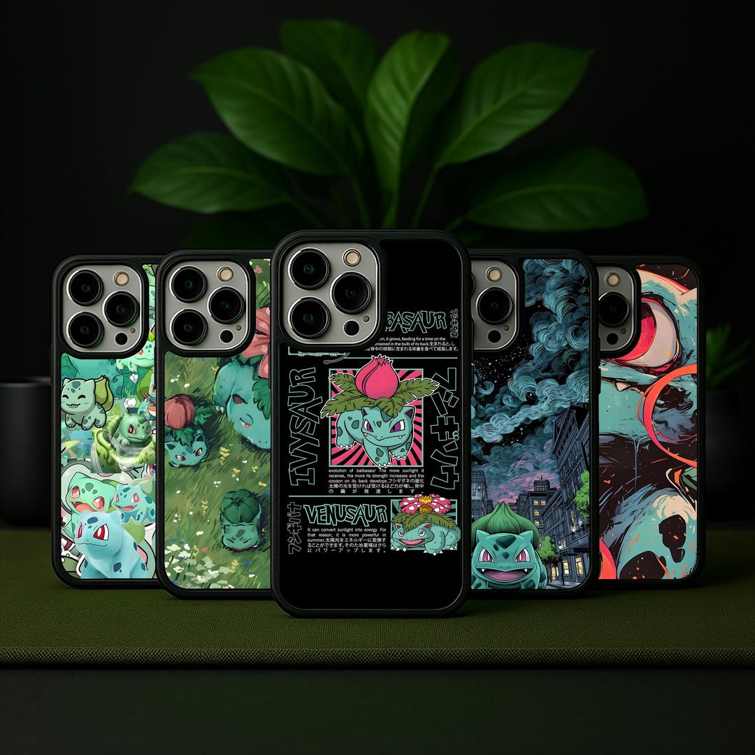Pocket Monster Inspired Green Creature iPhone Case Fantasy Phone Case ...