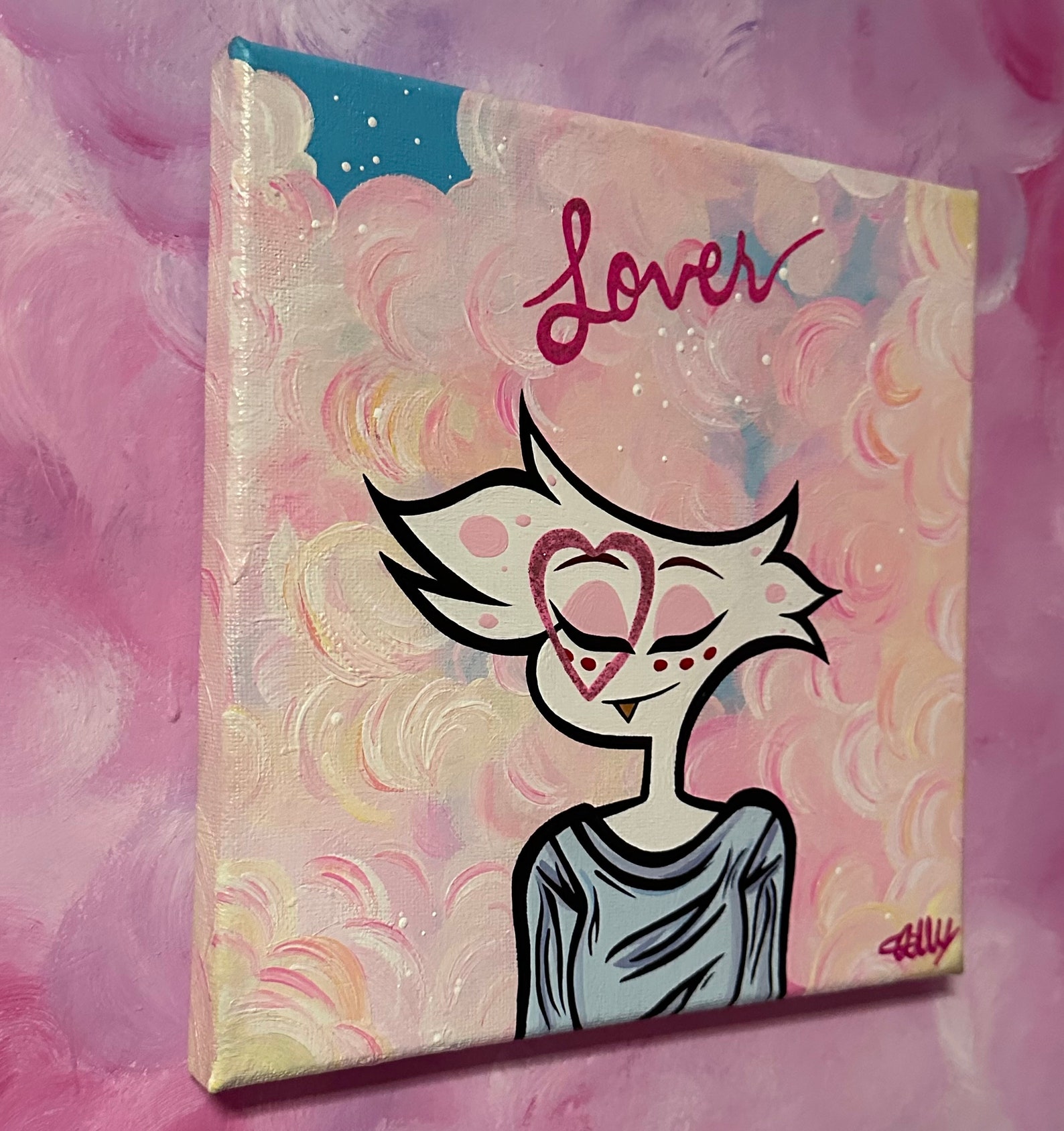 Angel Dust Lover Canvas Painting - Etsy
