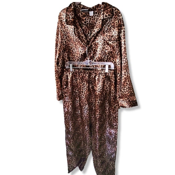Satin Pajamas Fashion Bug Leopard Animal Print Pajamas - Etsy
