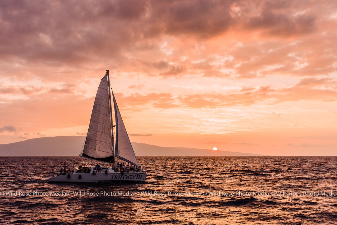 Sailing Into the Sunset - Photographic Wall Art - Etsy