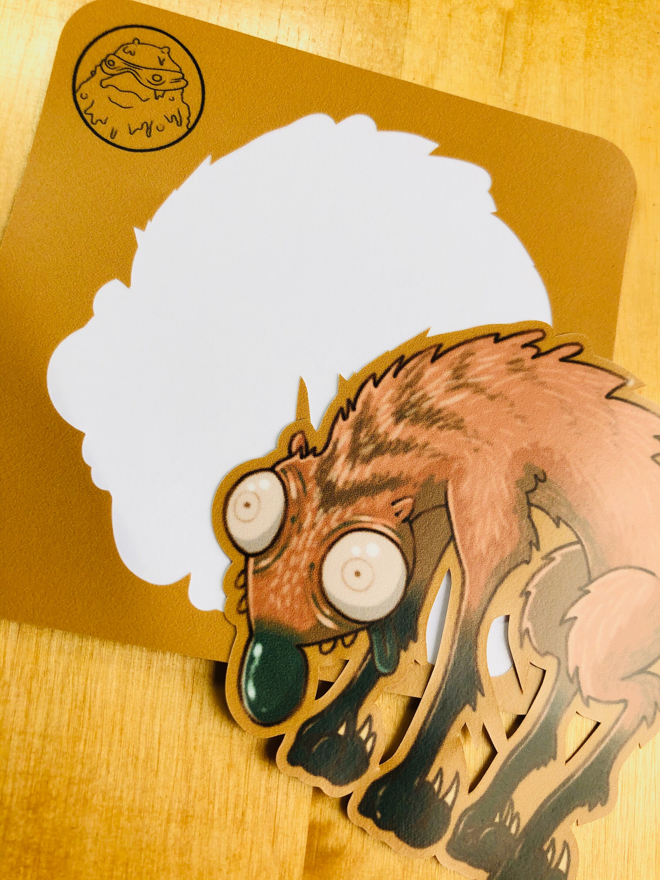 Grub Creature Vinyl Sticker Hack Character Fantasy Animal | Etsy UK