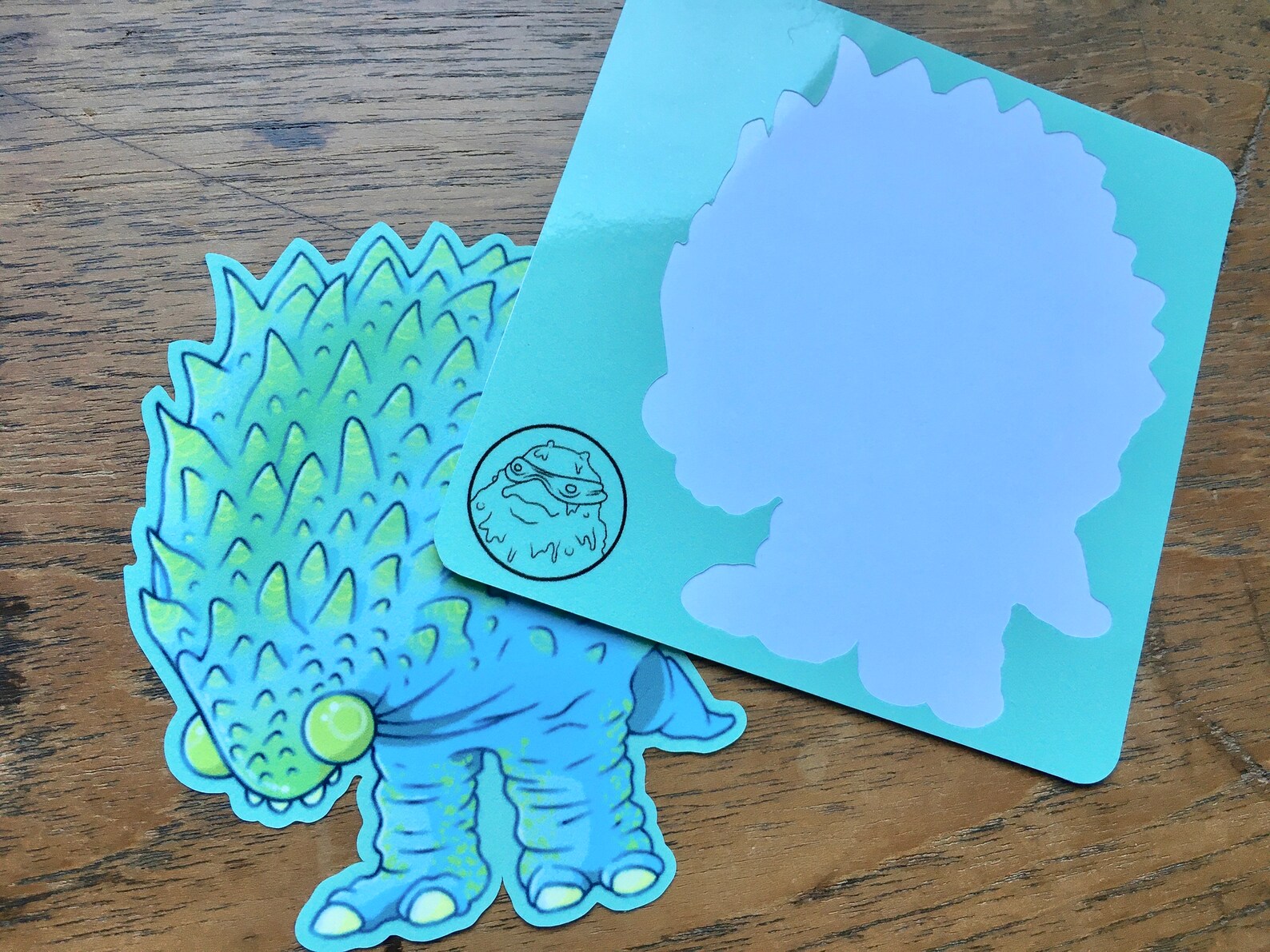 Grub Creature Vinyl Sticker Gorgon, Character, Fantasy, Animal - Etsy