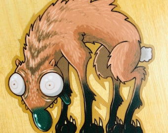 Grub Creature Vinyl Sticker Gorgon Character Fantasy Animal | Etsy