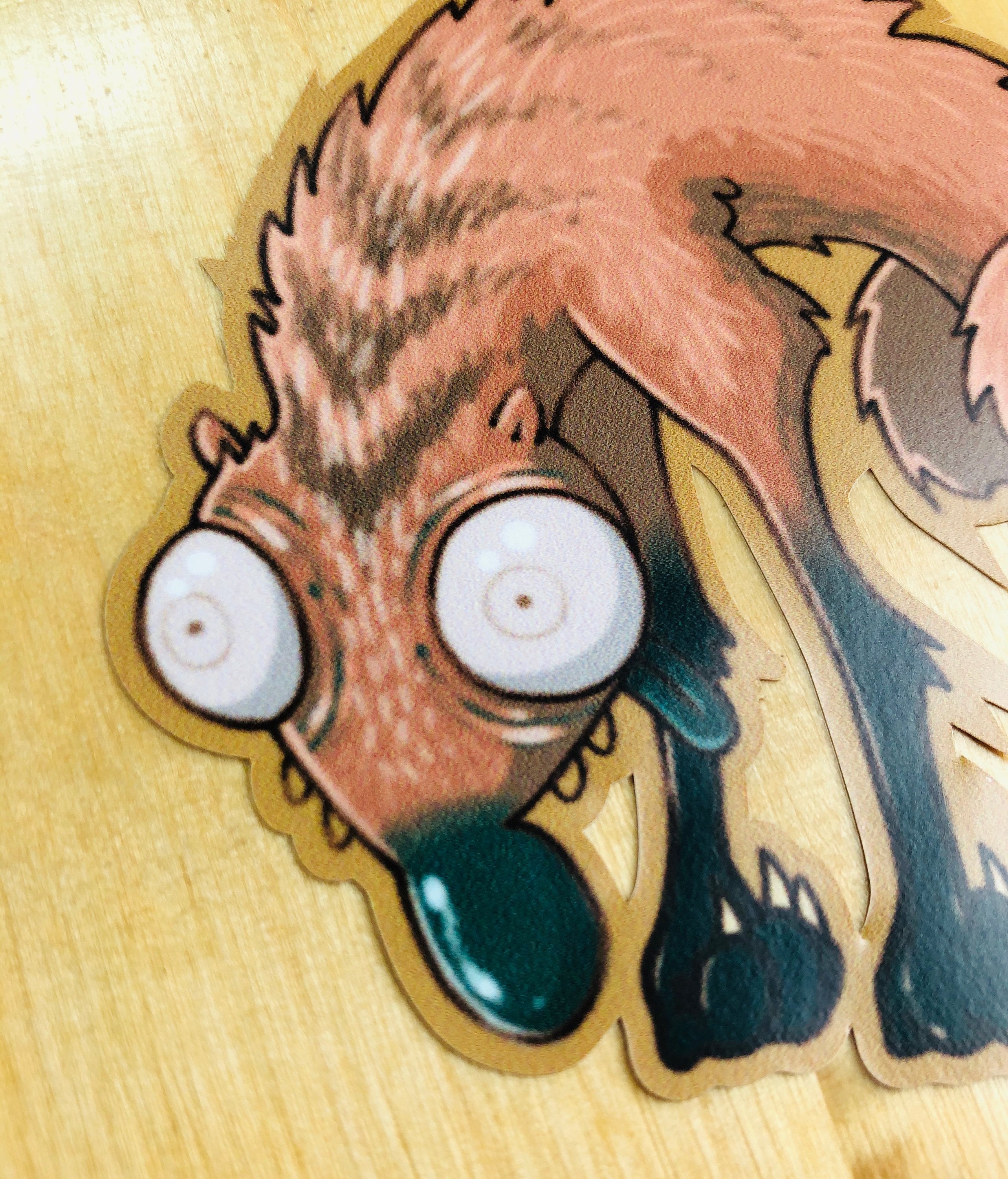 Grub Creature Vinyl Sticker Hack Character Fantasy Animal - Etsy UK