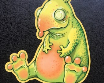 Grub Creature Vinyl Sticker Gorgon Character Fantasy Animal | Etsy