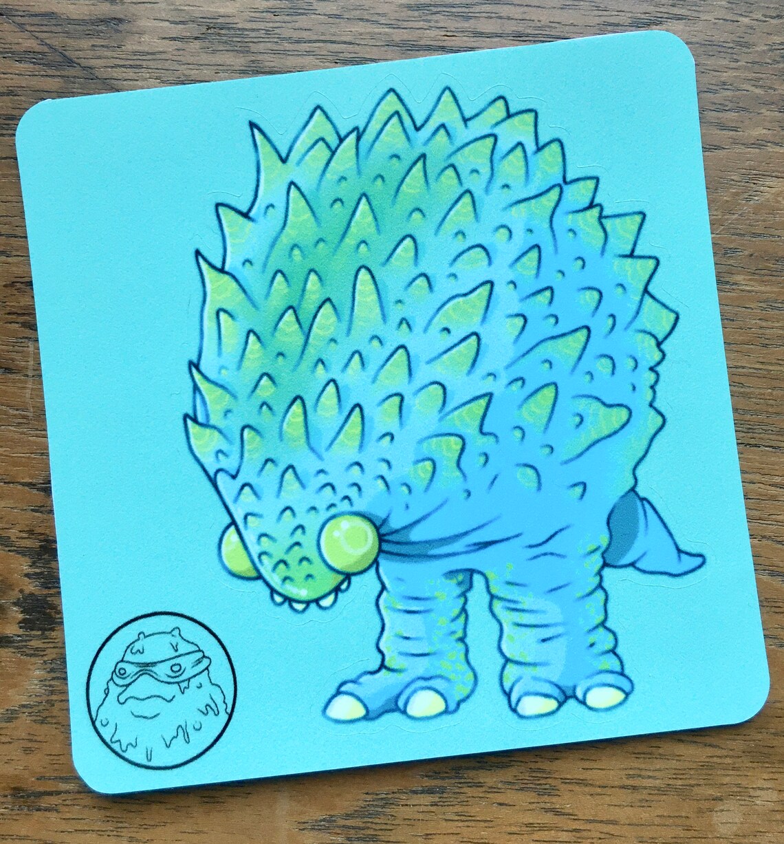 Grub Creature Vinyl Sticker Gorgon, Character, Fantasy, Animal - Etsy