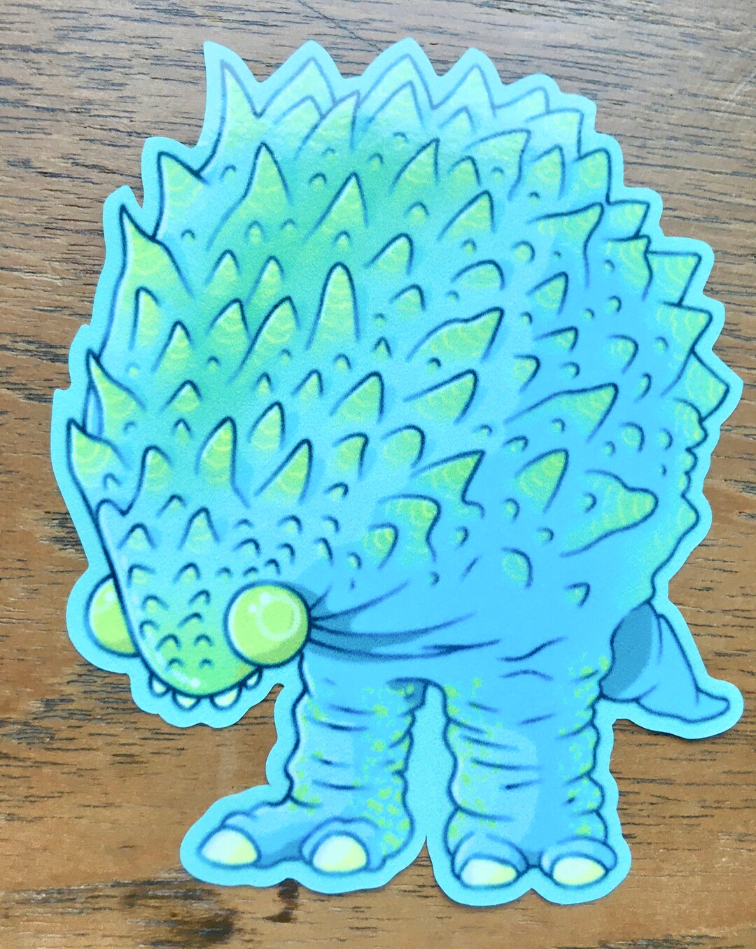 Grub Creature Vinyl Sticker Gorgon, Character, Fantasy, Animal - Etsy