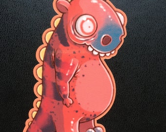 Grub Creature Vinyl Sticker Gorgon Character Fantasy Animal | Etsy