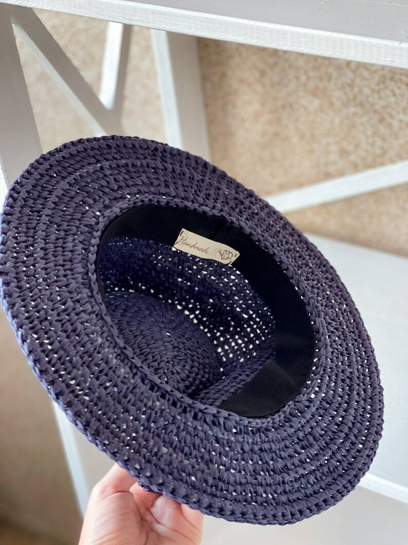 Summer Headdress. Handmade Crochet Fedora Hat. Womens Fedora - Etsy