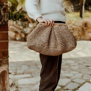 Crochet Pattern Dumpling Bag Size L and M . English Video | Etsy