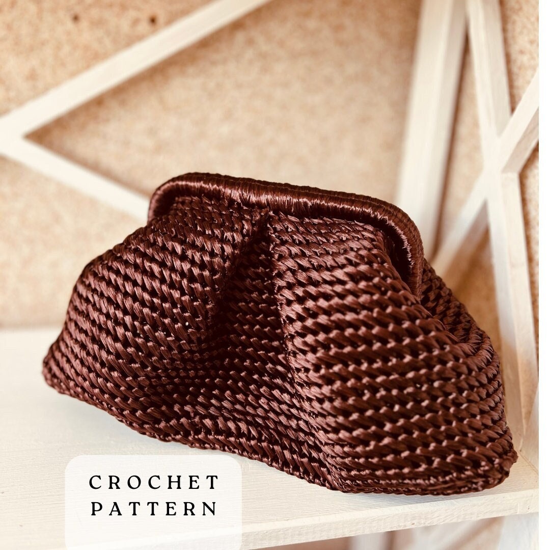 Crochet Pattern Dumpling Bag Size L and M . English Video Tutorial PDF ...