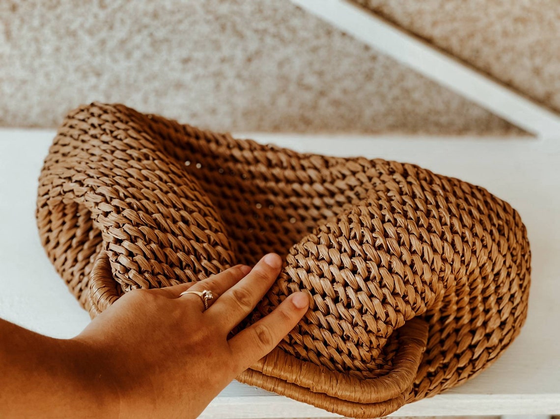 Lightweight Clutch Bag Color Wood. Cloud Bag. Voluminous - Etsy