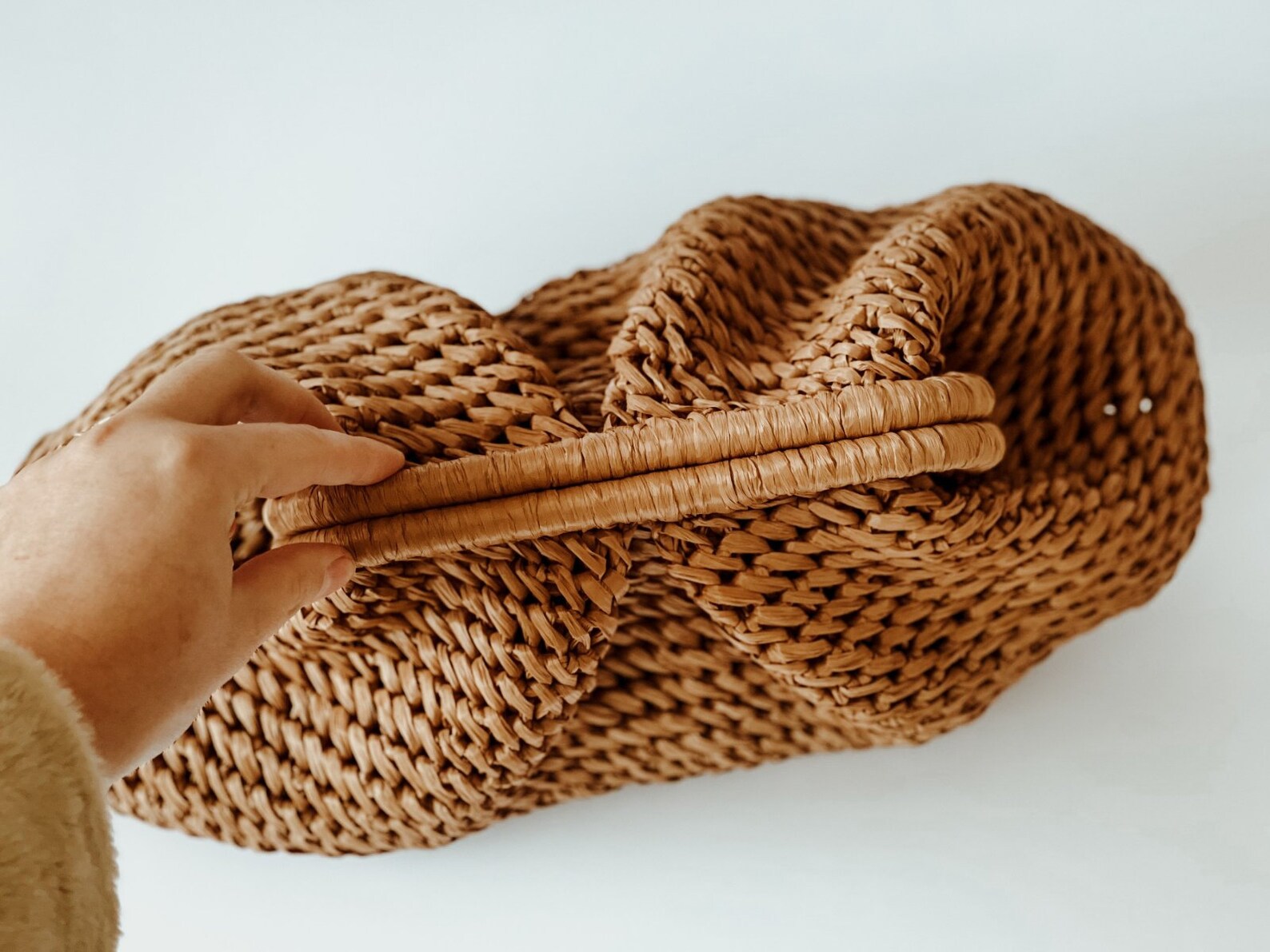 Knitted Cloud Bag. Cloud Bag Woman. Voluminous Clutch. - Etsy