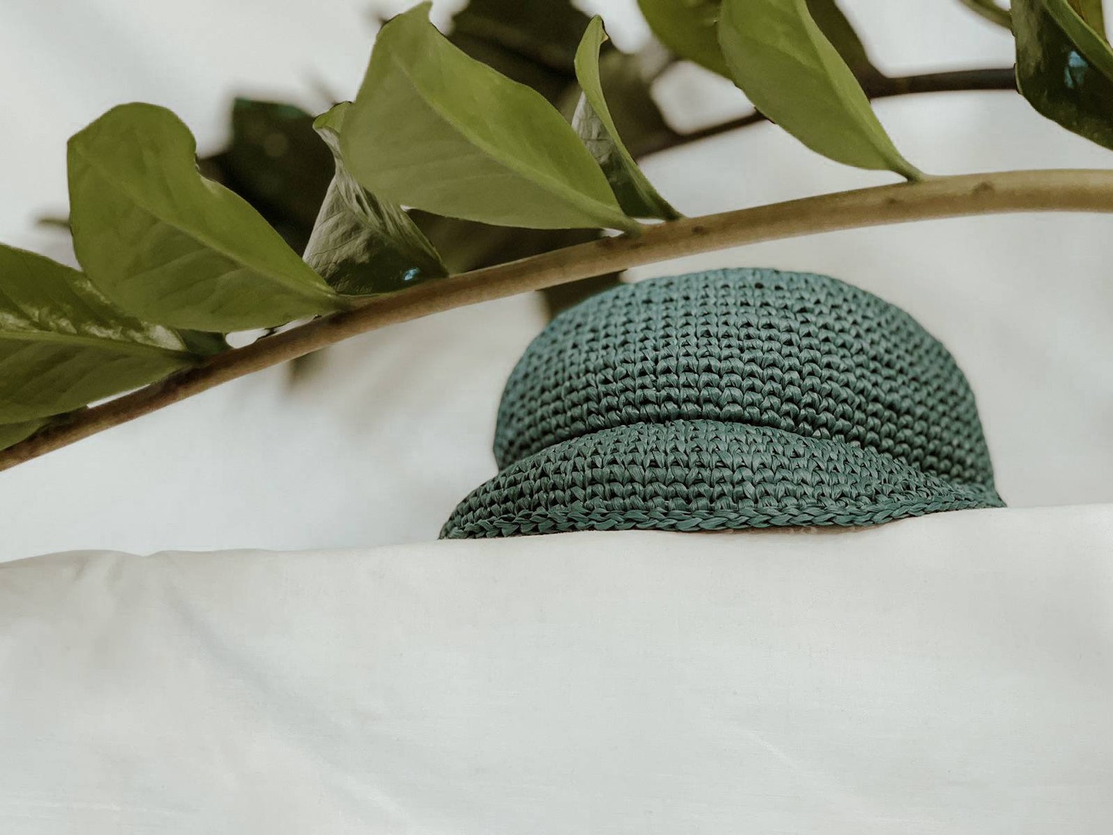 Raffia Hat Tutorial PDF. Crochet Cap Hat Pattern. Baby Summer | Etsy