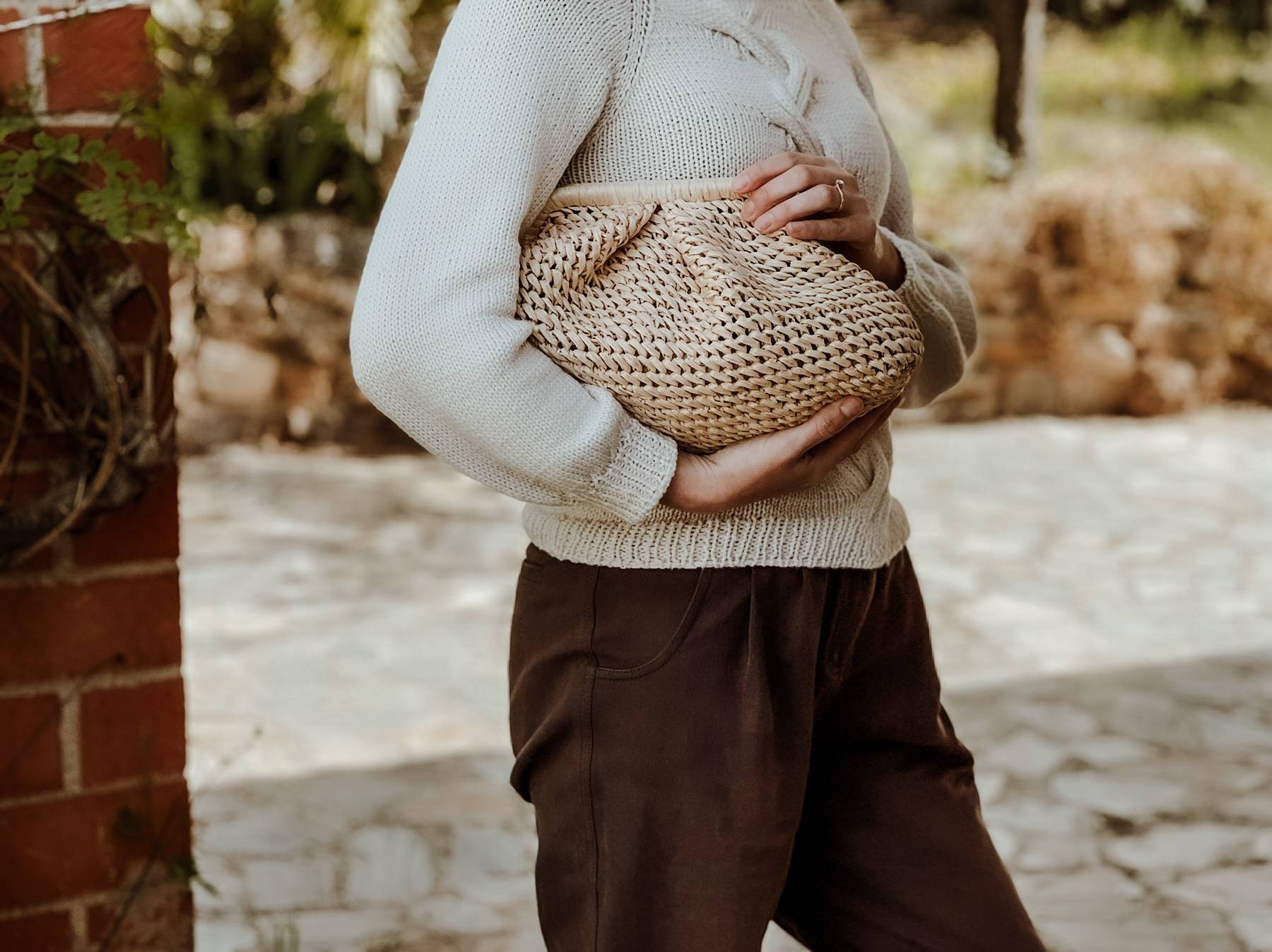CROCHET PATTERN Raffia Dumpling Bag. PDF Format. Cloud Bag for | Etsy