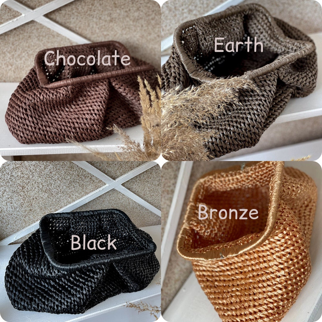 Lightweight Clutch Bag Color Wood. Cloud Bag. Voluminous - Etsy