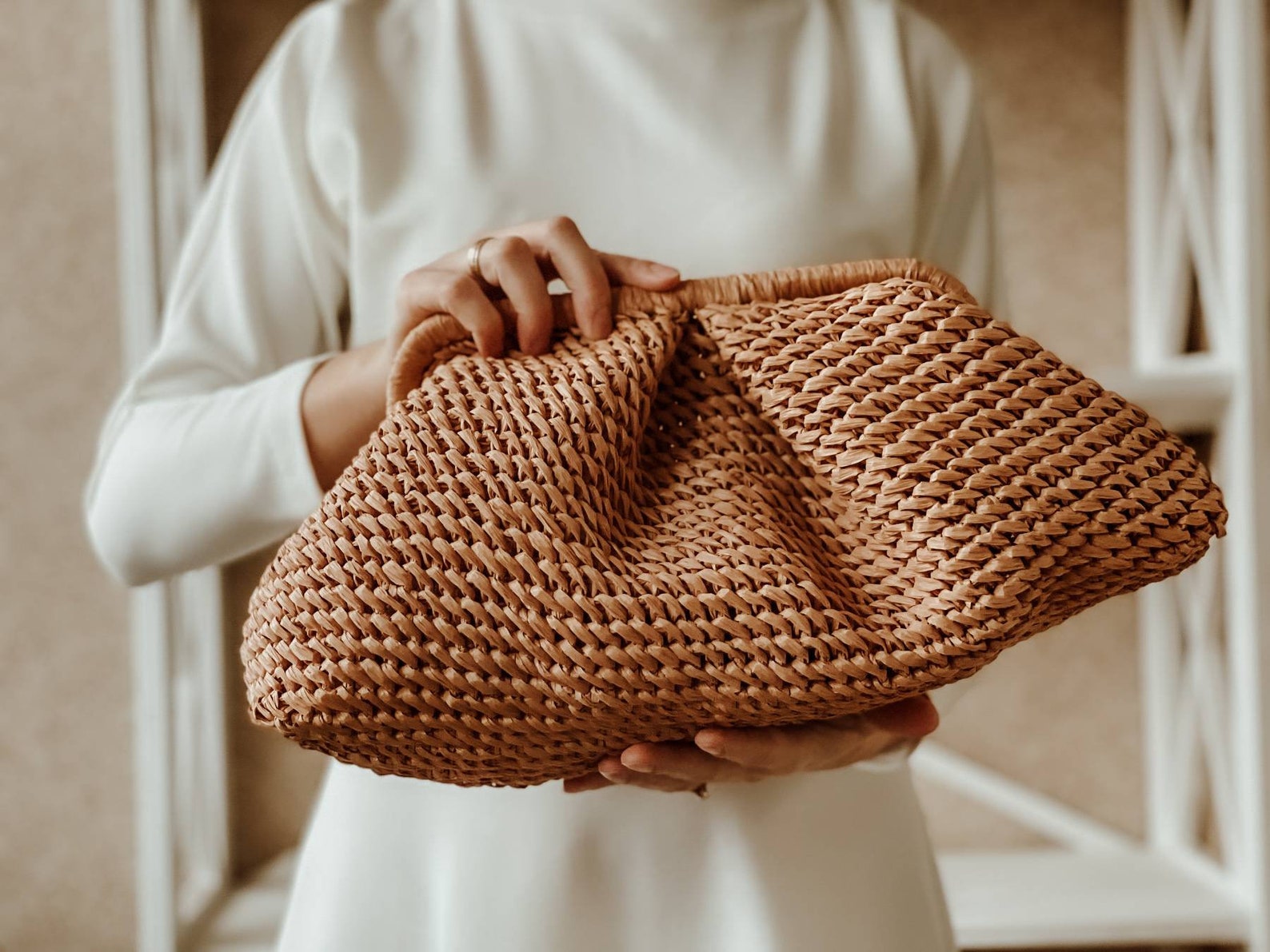 Large Crochet Clutch. Lightweight Clutch Bag. Cloud Bag. - Etsy