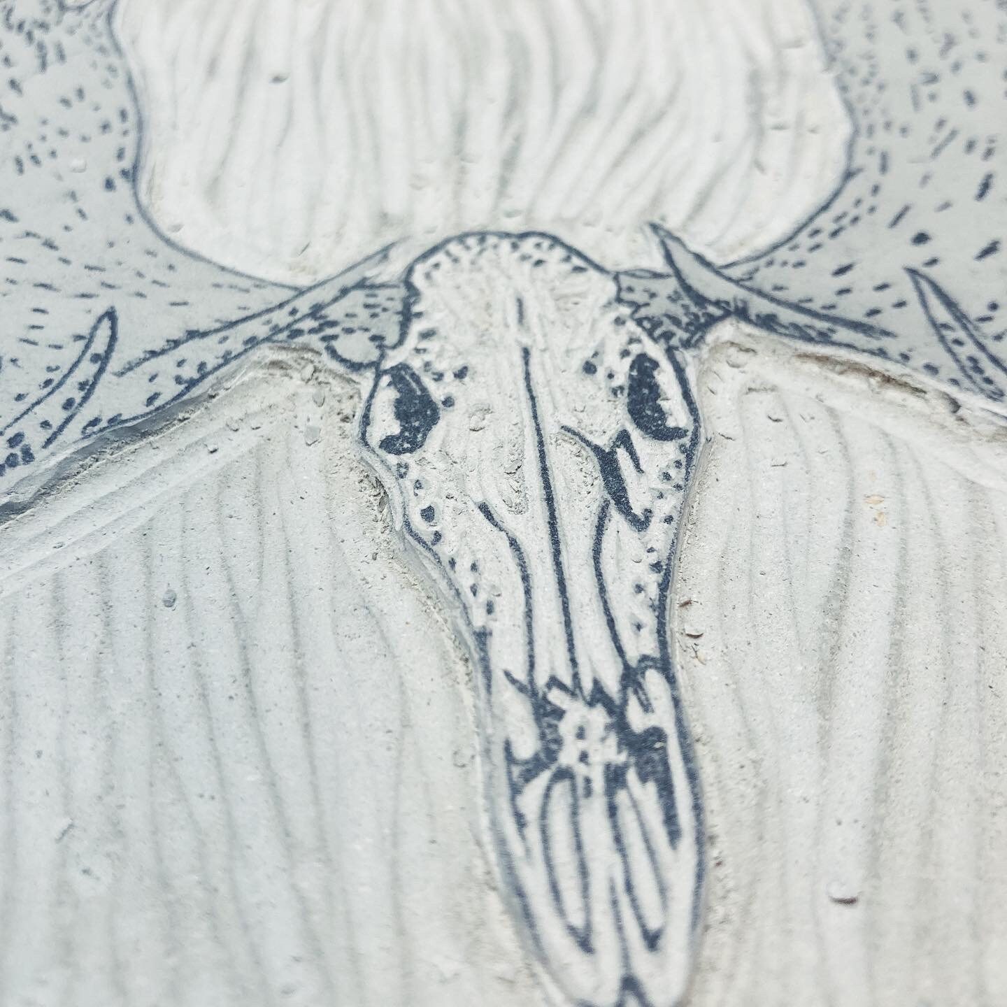 Moose Skull Linocut Print, Nature Themed Wall Art - Etsy