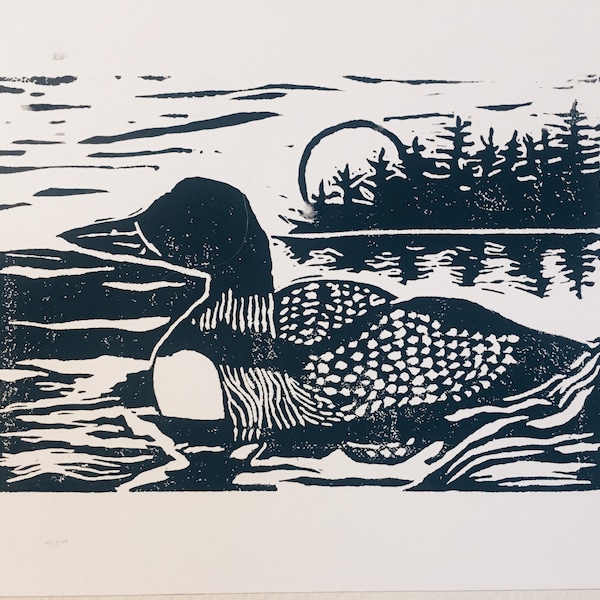 Loon Prints - Etsy
