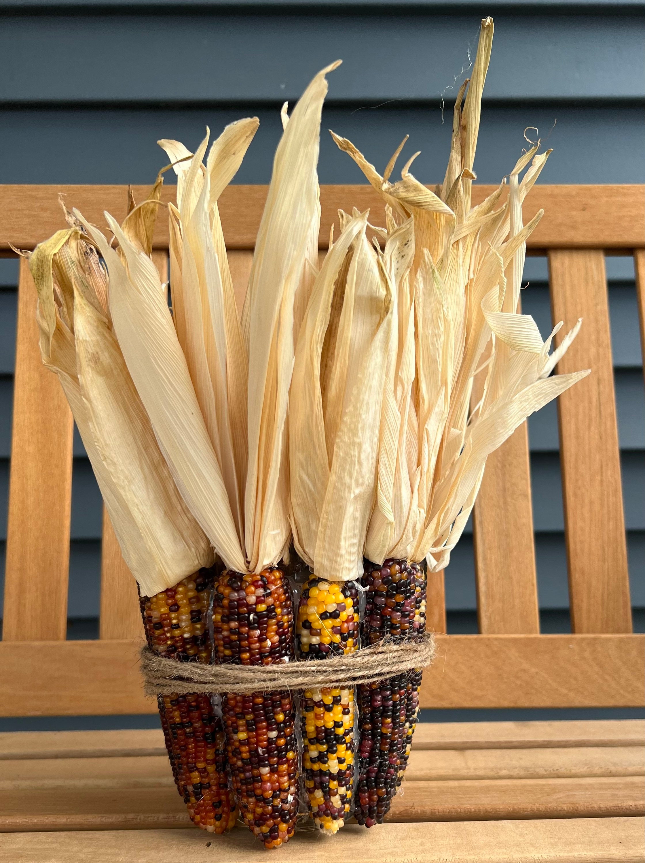 Indian Corn Decor,indian Corn Vase,indian Corn Centerpiece,indian Corn ...