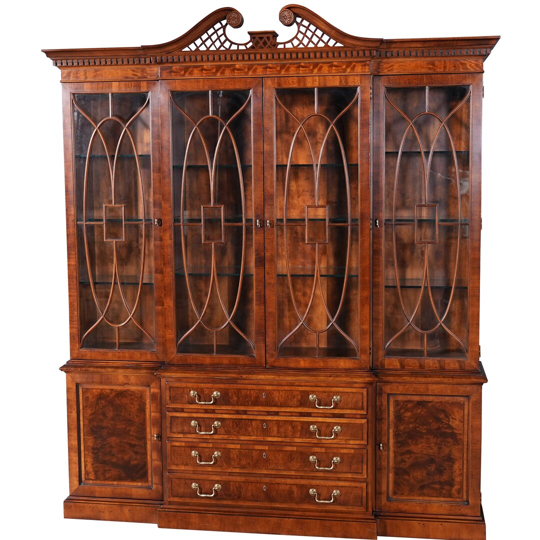 NVIN0453 Henredon Vintage Breakfront - Etsy