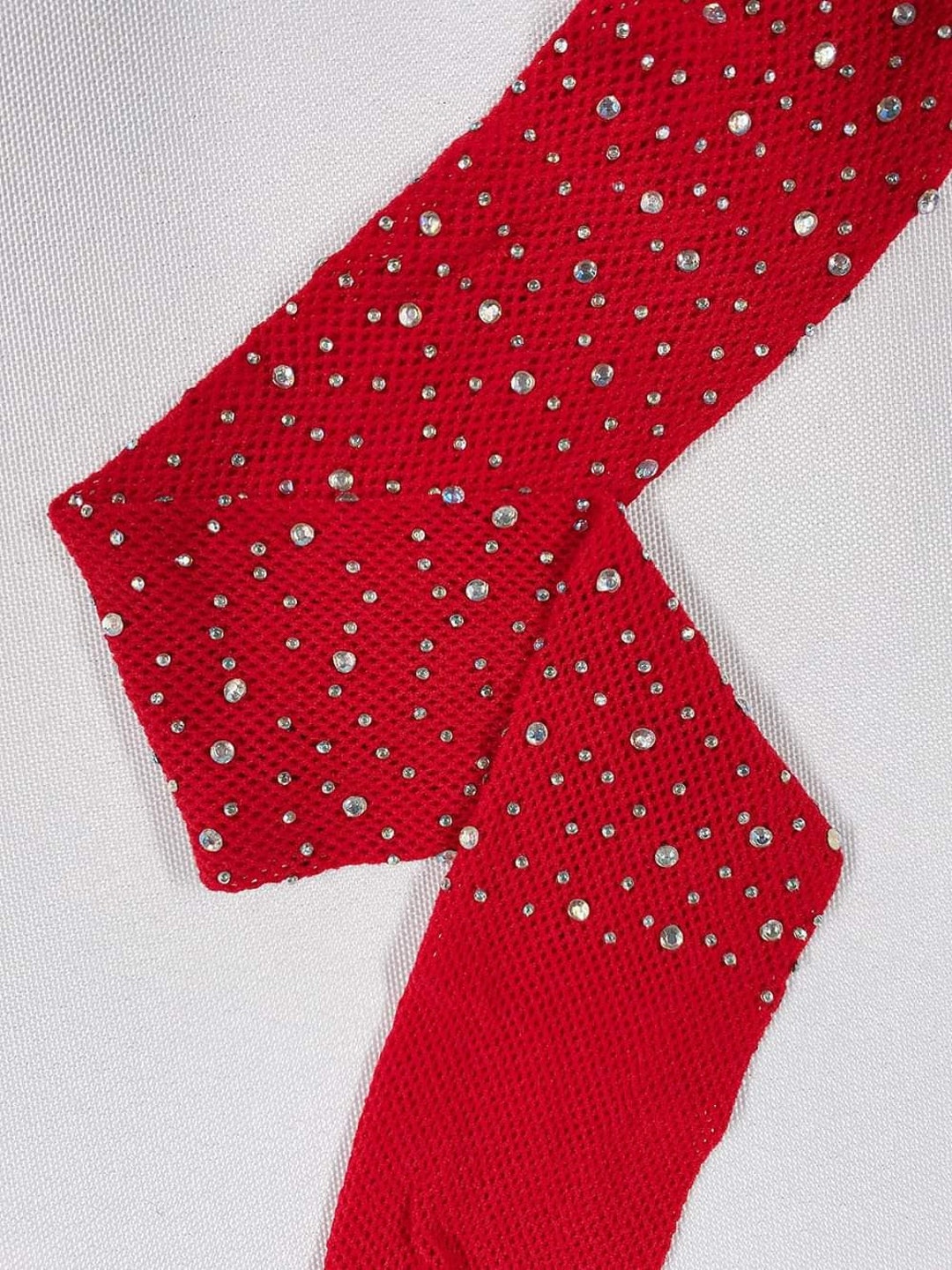 July 4 Red White Blue Rhinestone Bling Tights, Solid Bling Tights Red ...