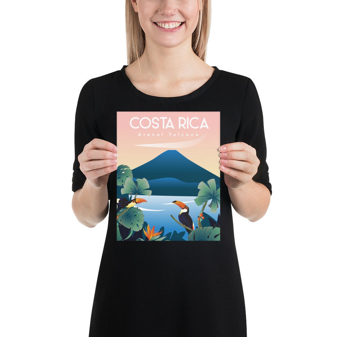 Costa Rica Travel Poster Art Print Travel Poster Sizes: - Etsy