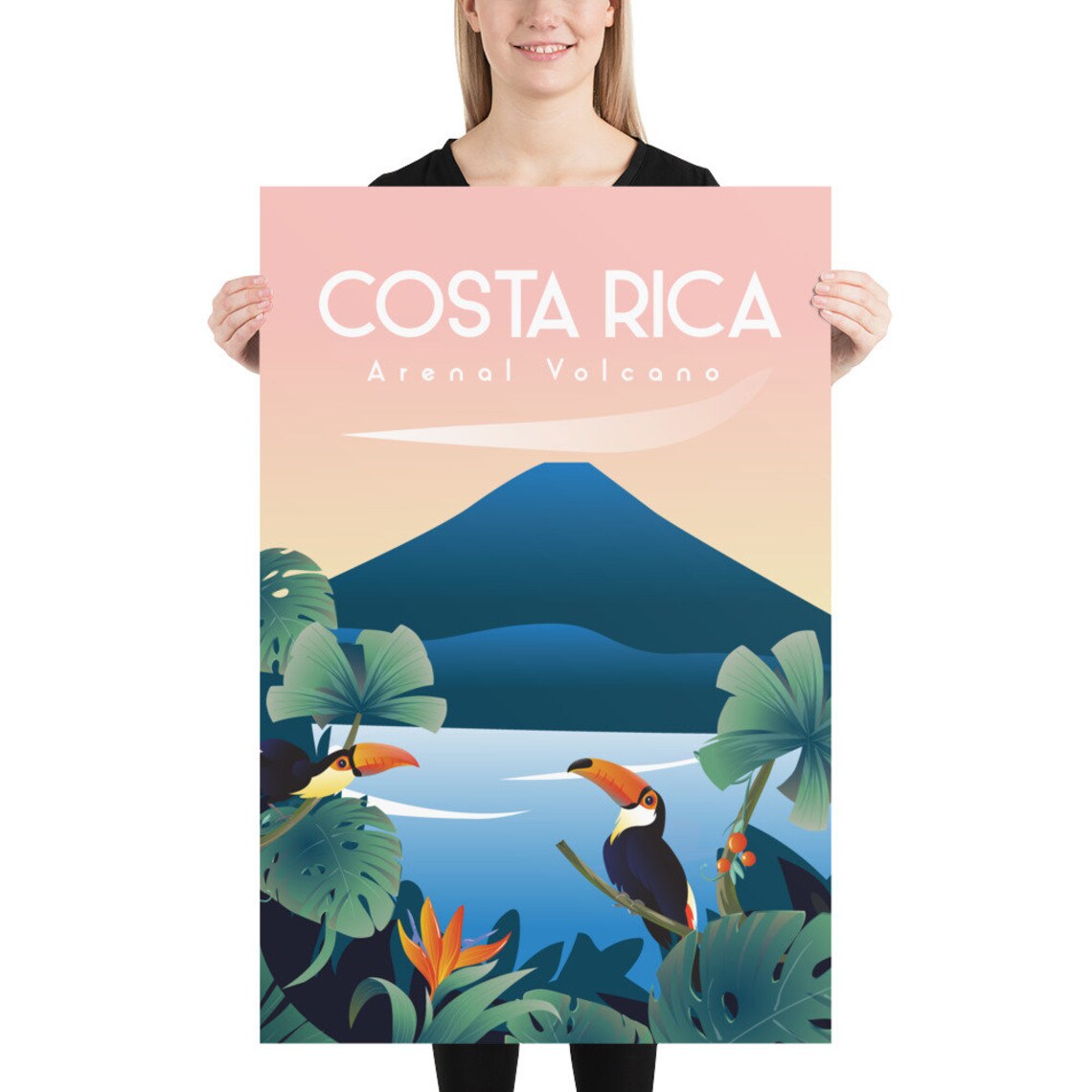 Costa Rica Travel Poster Art Print Travel Poster Sizes: - Etsy