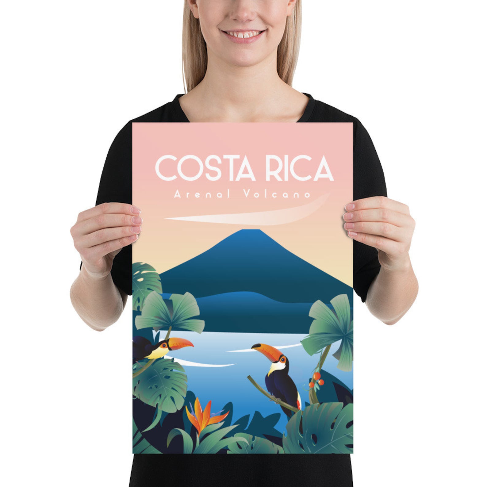 Costa Rica Travel Poster Art Print Travel Poster Sizes: - Etsy