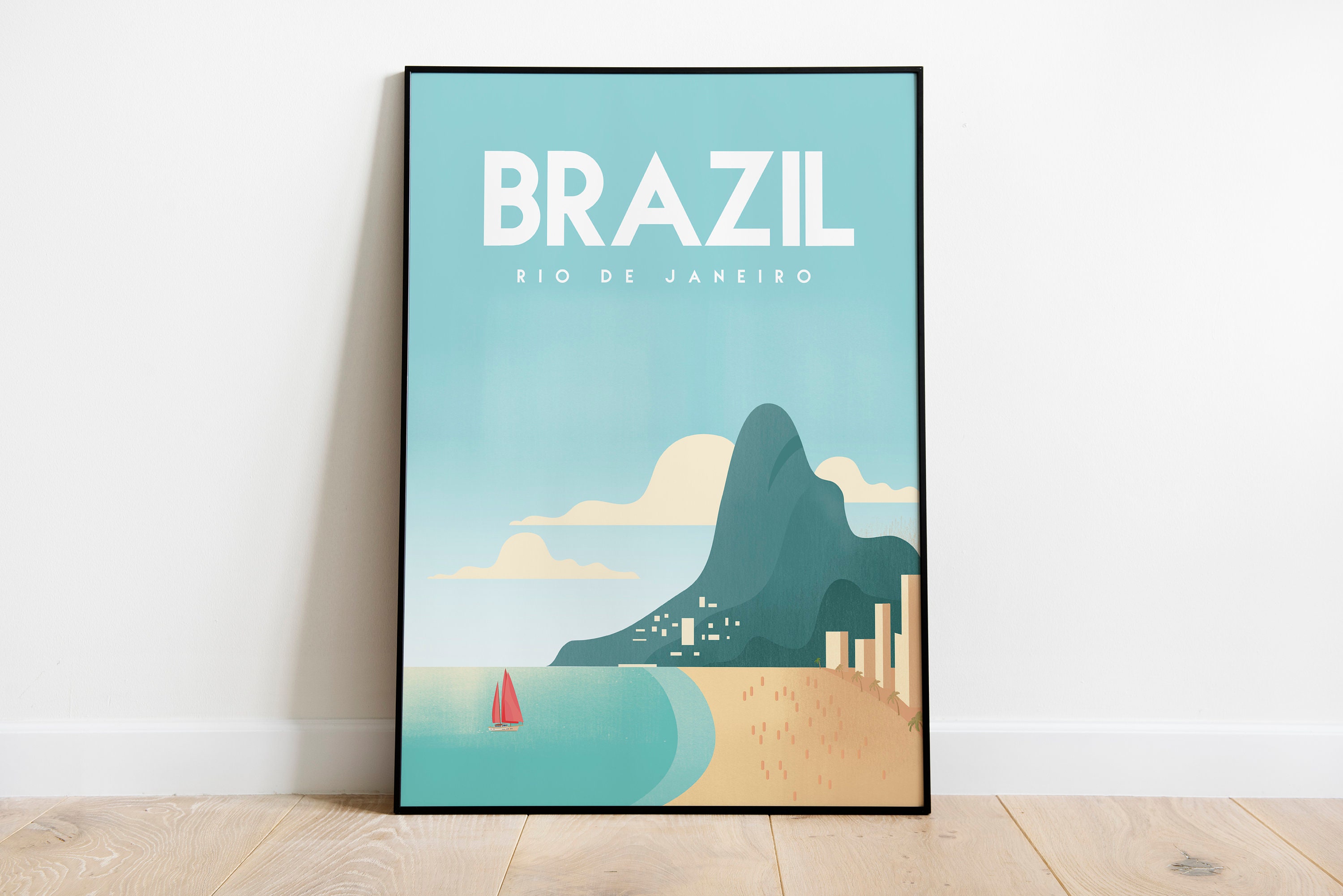 Rio De Janeiro Braziltravel Poster | Perfect for Your Wall ! Sizes ...