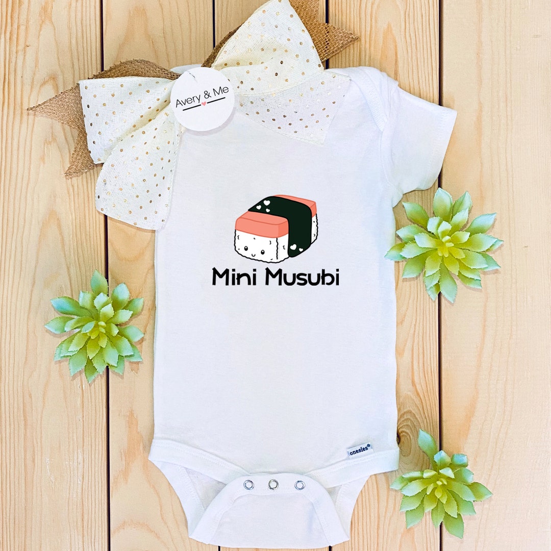 Mini Musubi Baby Onesie®, Cute and Funny Food Baby Clothes, Baby Girl ...