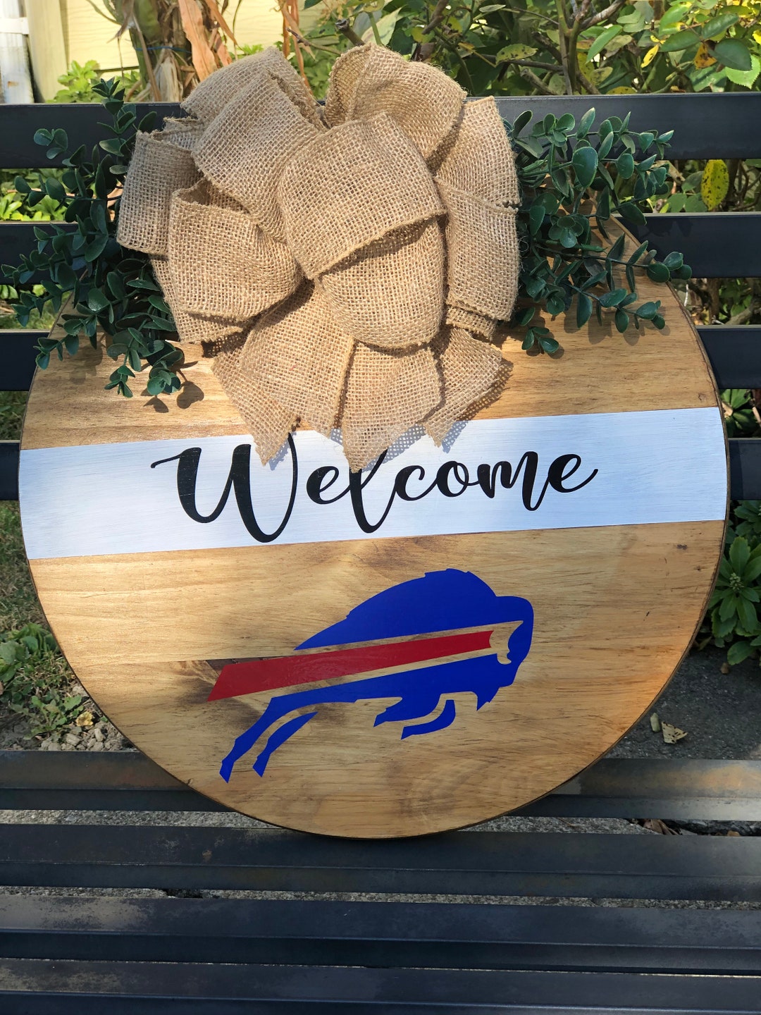 Buffalo Bills Welcome Door Sign - Etsy