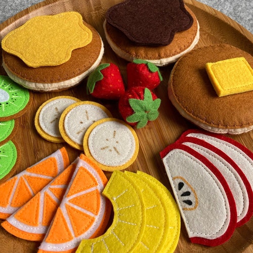 Baby Play Food Set Toddler Play Food Toddler Kitchen Toys | Etsy