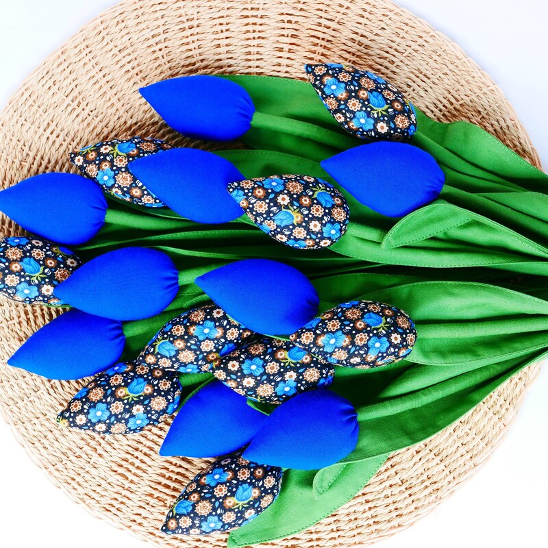 Fabric Tulips - Etsy