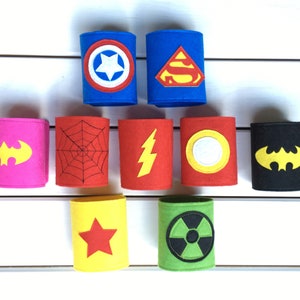 Pair of Superheroes Inspired Felt Cuffs/ Cosplay / Ready to Ship - Etsy