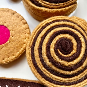 Felt Pastry Bakery Play Food Set: Handmade, Eco-friendly Montessori ...