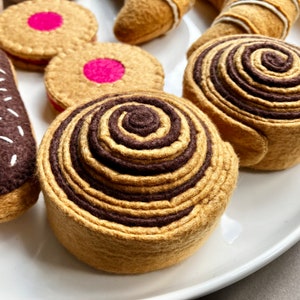 Pastry Bakery Set | Handmade Felt Montessori Play Kitchen Toy ...